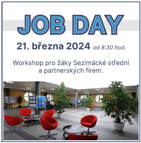 JOB DAY 2024 – Vyšší odborná škola, Střední škola, Centrum odborné přípravy